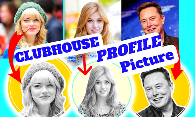 Create custom clubhouse profile picture avatar by Samsonbhore | Fiverr