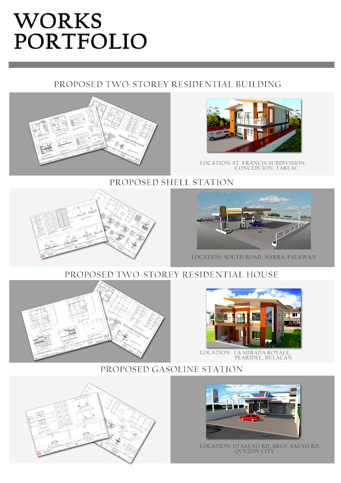 Draw your pdf or hand sketch plans to autocad or revit by Maryannvn | Fiverr