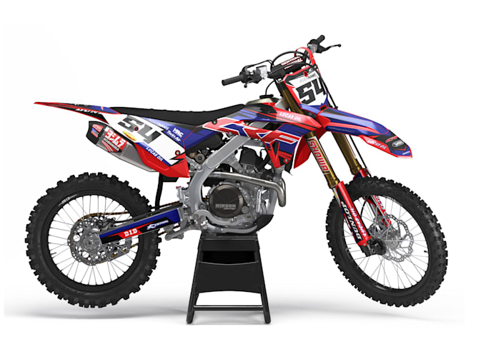 Render your motocross graphics onto bikes by Chhoje | Fiverr