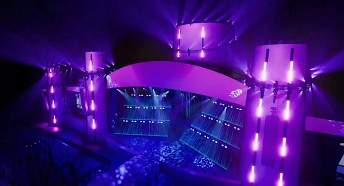 Make a stage and lighting design, 3d visualization in unreal engine by ...
