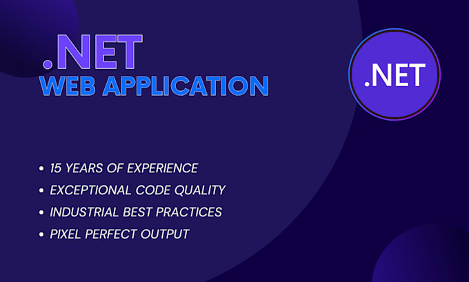 Develop professional web applications in dotnet, asp dot net by ...