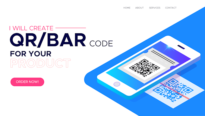 Create and design bar or qr codes for your product by Anabdesigns | Fiverr