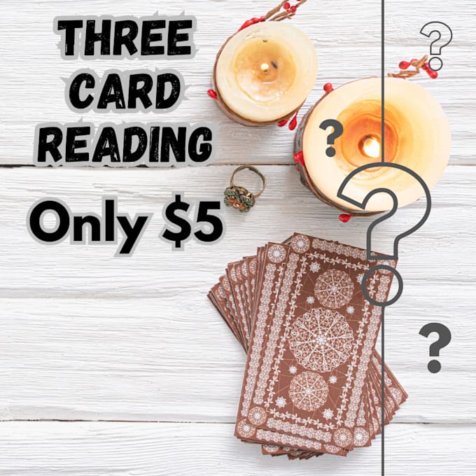 Do a three card tarot reading for you by Banaslabs | Fiverr