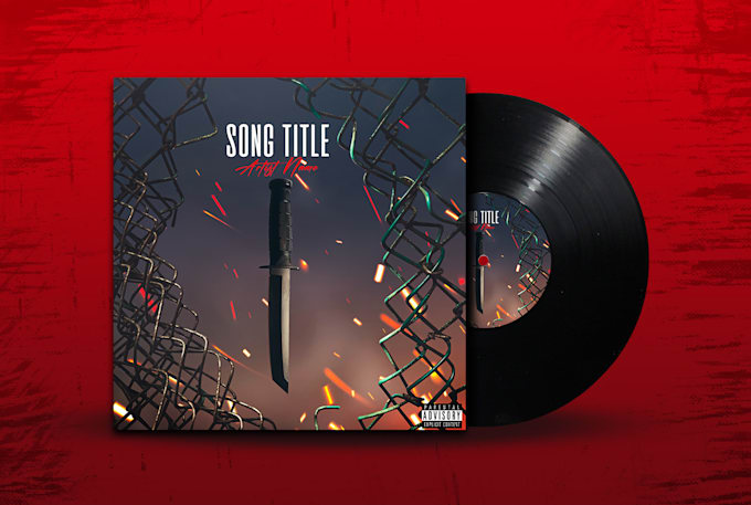 Design a catchy cover artwork for your album or song by Hamzakasbaoui95 ...