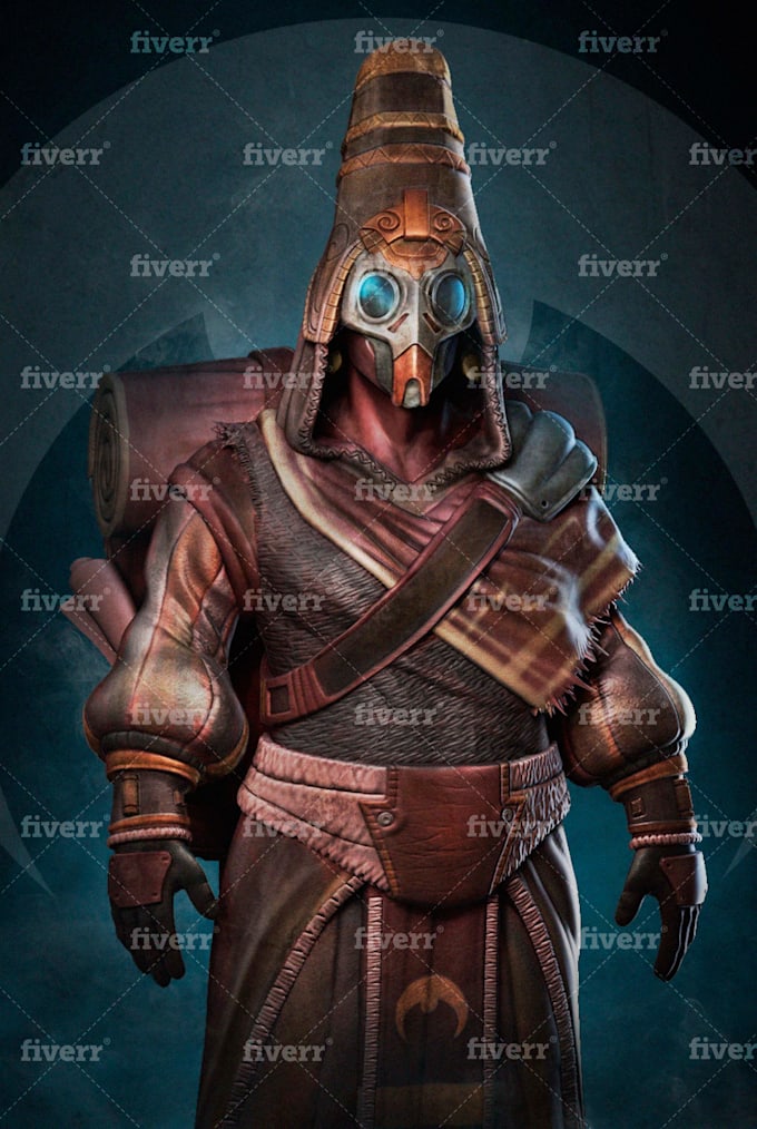 3d character concept art by Davidskyland | Fiverr