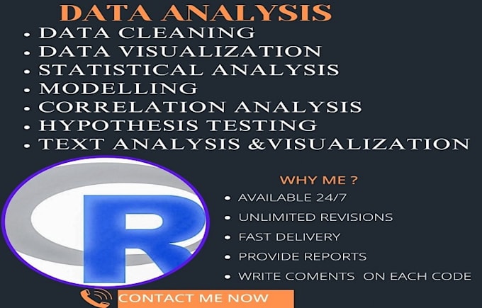 Do R Programming Data Analysis And Visualization By Calystus254 Fiverr