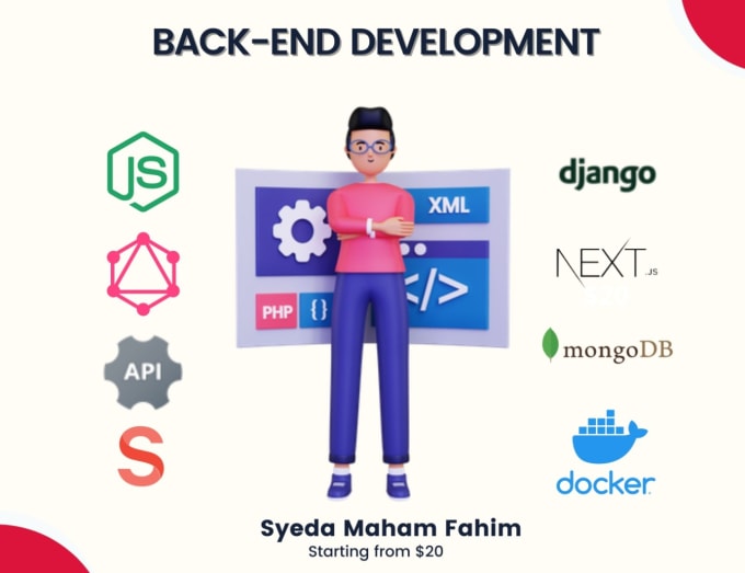 Develop The Backend Using Django Fastapi Expressjs Flask By Syedamahamfahim Fiverr