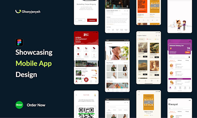 Create beautiful mobile and web apps as ui ux design by Ghanyjenyeh ...