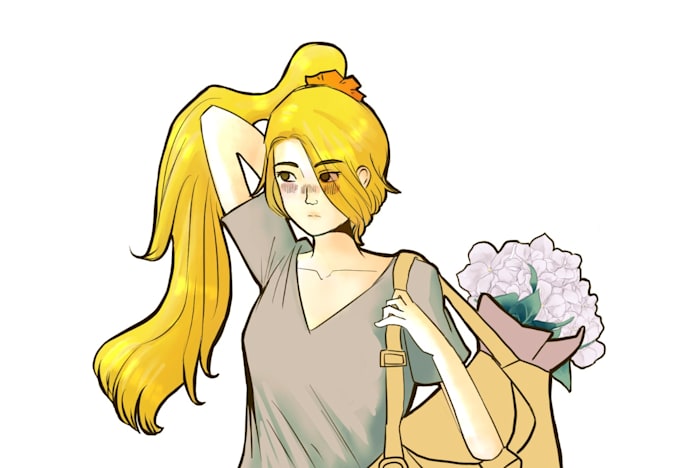 Drawings of ocs, fanarts, cartoons or anime style art by Sariaguilar ...