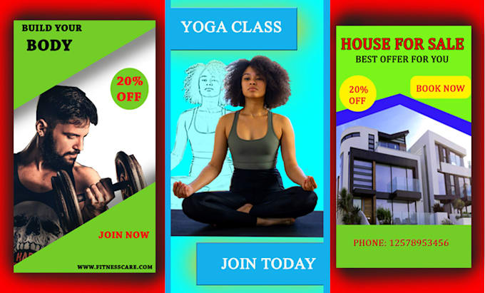 Do eye catching ads and thumbnail design by Seller000001 | Fiverr