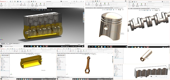 Create 3d models and design mechanical products in solidworks by ...