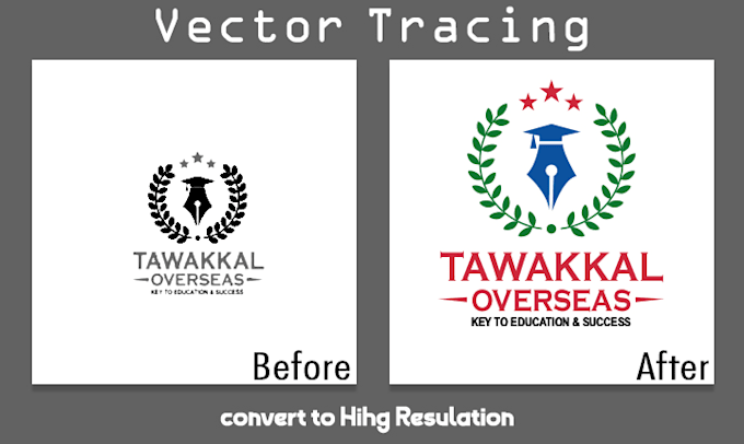 Do vector tracing of logo using adobe illustrator by Arthouse007 | Fiverr