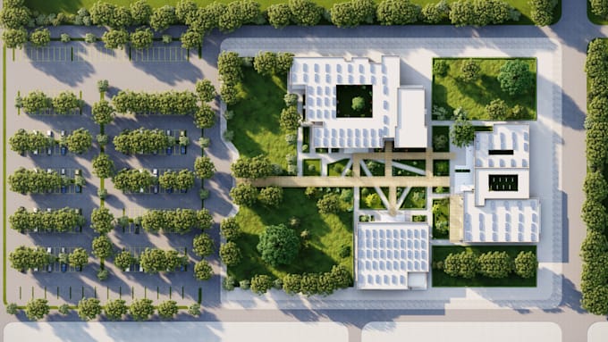 Do best 2d and 3d master plan design with renders by Talhahaider92 | Fiverr