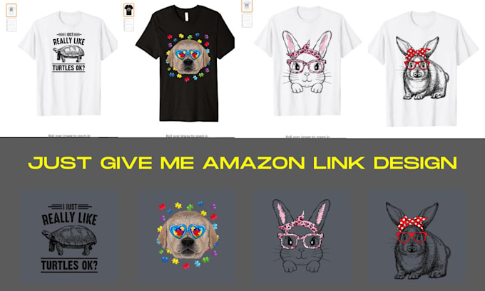 Design same design just give me design link on amazon by Ye__eb | Fiverr