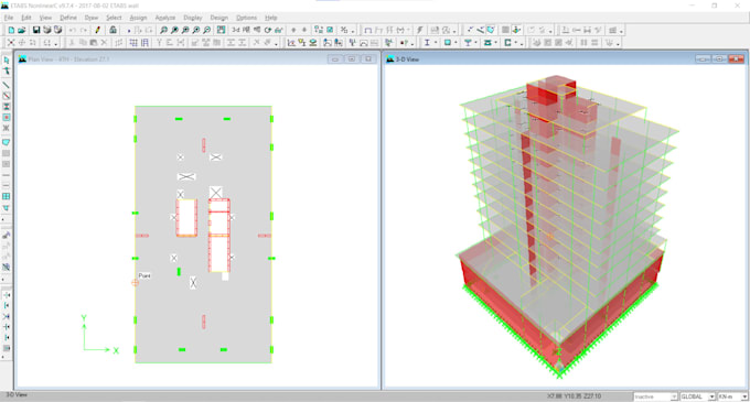 Analyze and design rcc structure on etabs and safe by Mustafavira | Fiverr