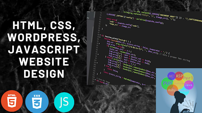 Be your front end web developer using html css js bootstrap by ...