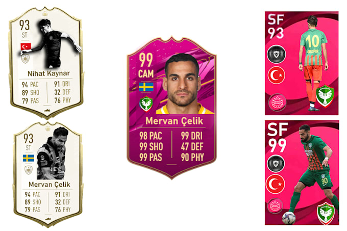 Fifa and pes card is made with your photo by Faruknibak | Fiverr