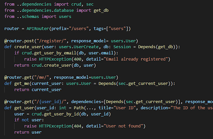 Create your fastapi api by Romblo | Fiverr