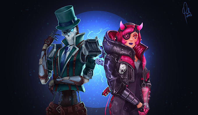 Draw an apex legends illustration or fanart by Nefretari | Fiverr