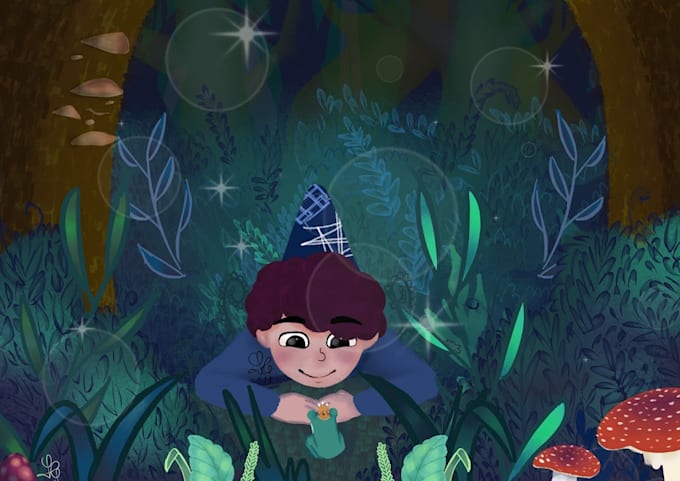 Illustrate you as the fairy tale character by Lilianagmez | Fiverr