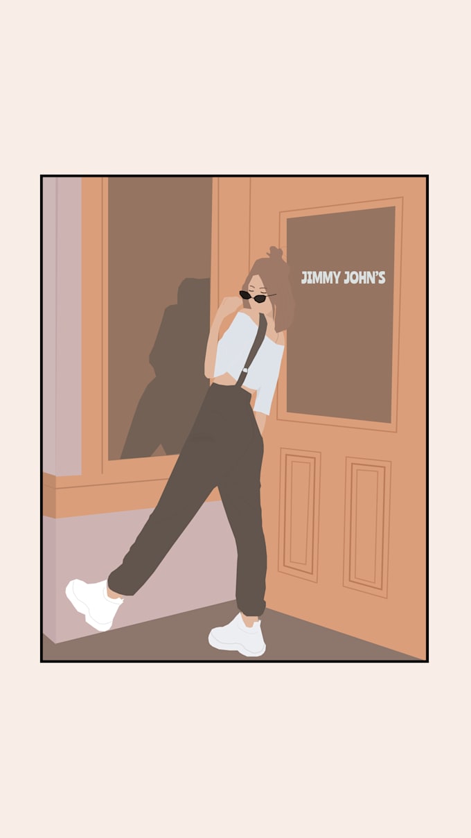 Create custom digital illustrations by Irakachanovska | Fiverr