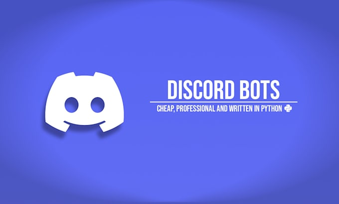 Create a custom discord bot in python by Cppnoise | Fiverr