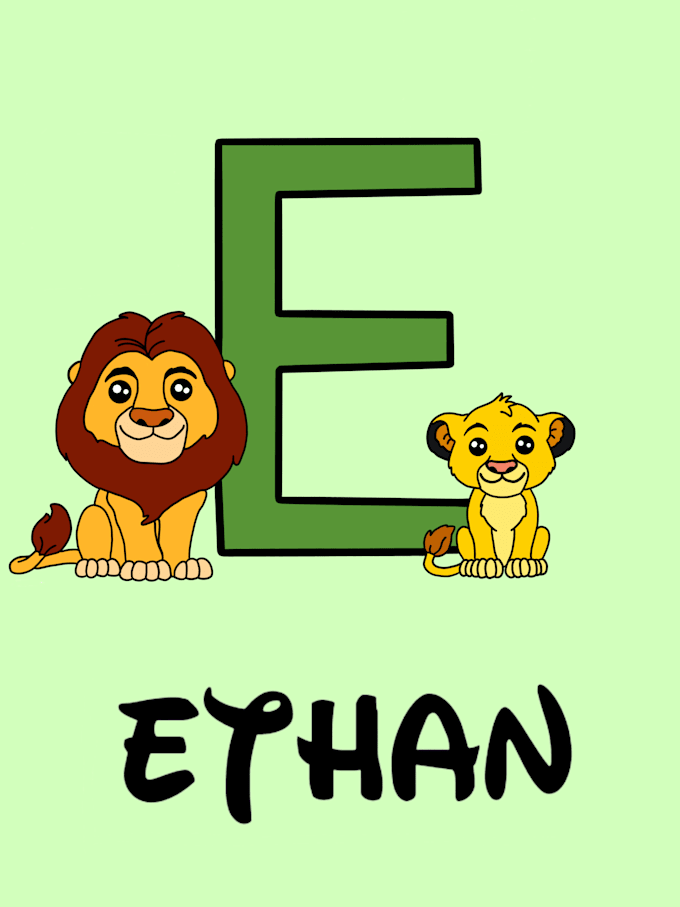 Design name initial character design by Melissa9044 | Fiverr