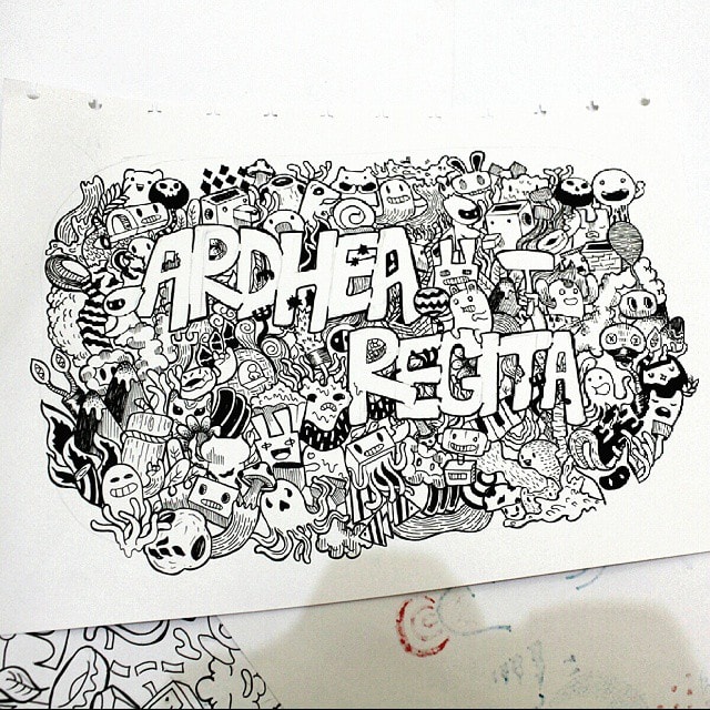 Draw your name on doodle art by Yessiow | Fiverr