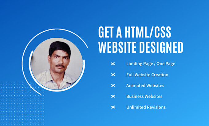Design a professional and modern html css website by Upsharwan | Fiverr
