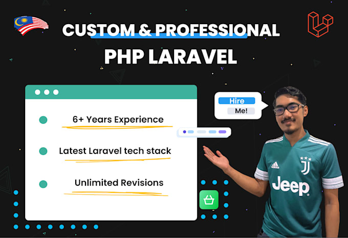 Develop custom website using laravel by Ichiro_adris | Fiverr