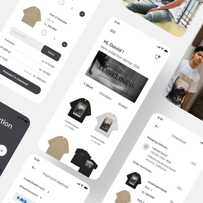 Design a catchy ui ux for your mobile app by Frhnwhy | Fiverr
