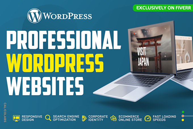 Design a professional wordpress website by Calicodigital | Fiverr