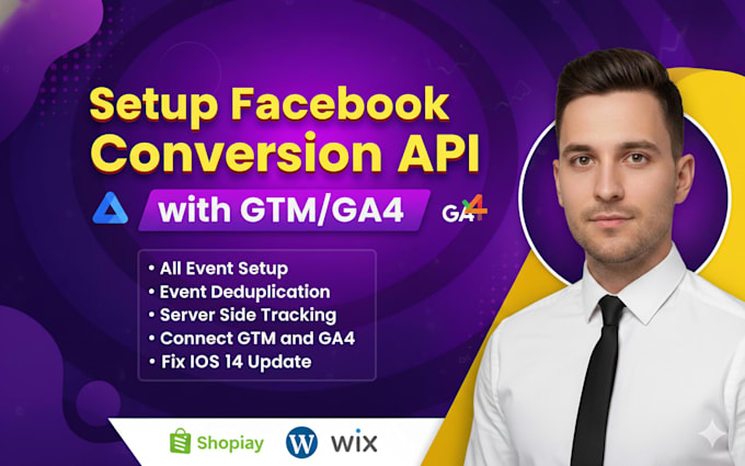Setup facebook conversion api, ga4 server side tracking with gtm for ecommerce by Allahsohay ...