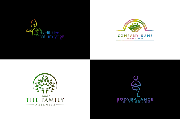 Create a modern natural health yoga fitness wellness and meditation ...