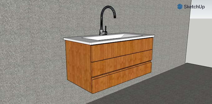 Create furniture design3d sketchupfurniture plans by Lenhav | Fiverr