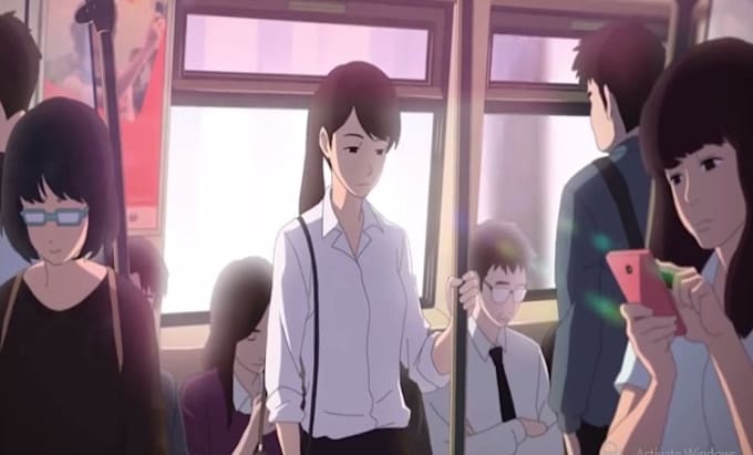 Do 2d animation video, cartoon music video, 2d animation, japanese ...