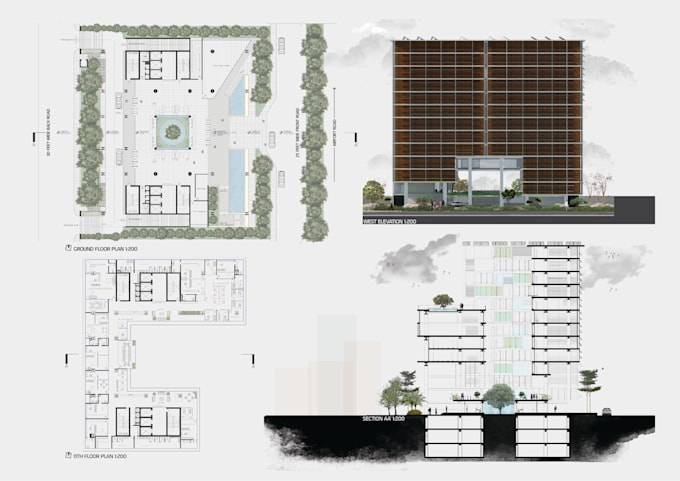 Design and render your building plans by Salmankarim285 | Fiverr