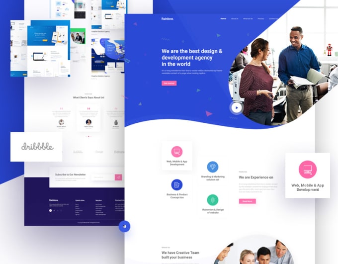 Be Your Frontend Web Developer Using Html Css Bootstrap Js By Mudassirmehdi1 Fiverr