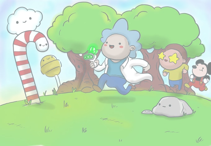 Make custom, unique cartoons or fan art by Microzoo1 | Fiverr