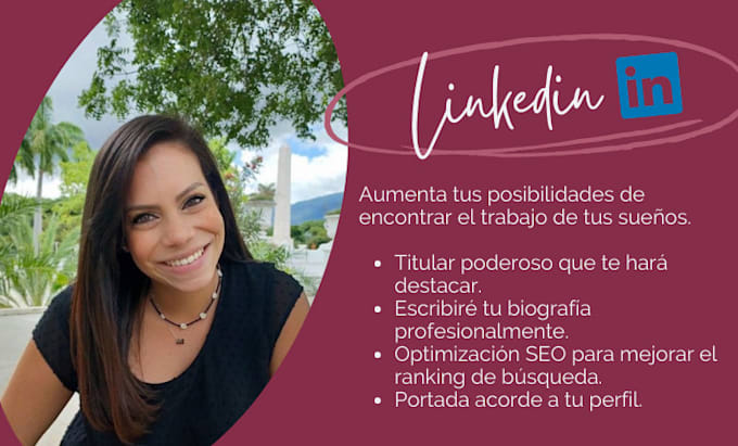Create a optimized professional linkedin profile in spanish by ...
