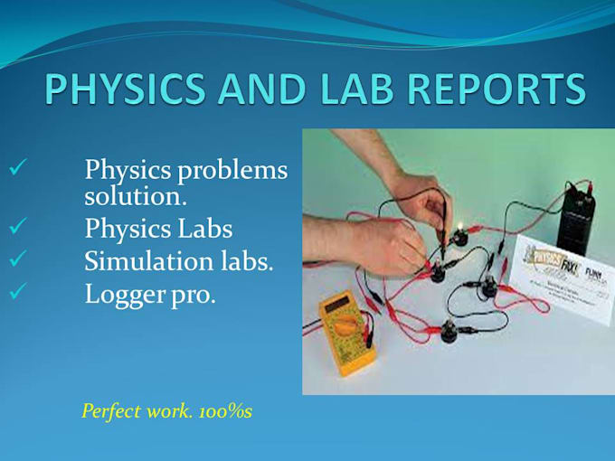 Help in physics, chemistry and lab problems by Setekigen | Fiverr
