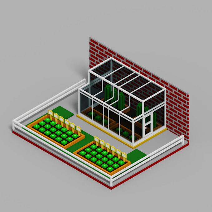 Make simple unique isometric voxel art for you by Westcoded | Fiverr