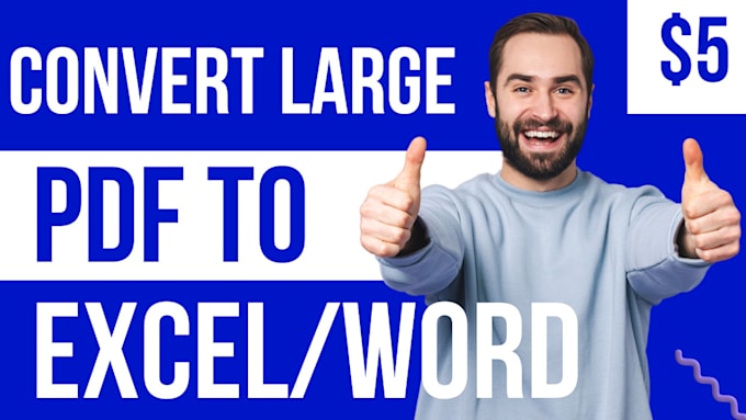 Convert large pdf file in to excel within 15 min by Gebreal | Fiverr Convert large pdf file in to excel within 15 min by Gebreal | Fiverr