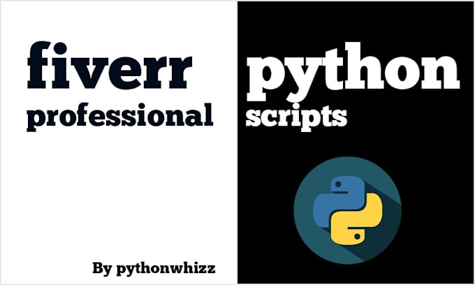 Do your python programming scripts by Pythonwhizz | Fiverr