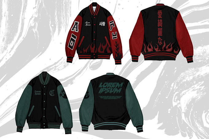 Create design streetwear varsity jacket by Andriahmad552 | Fiverr