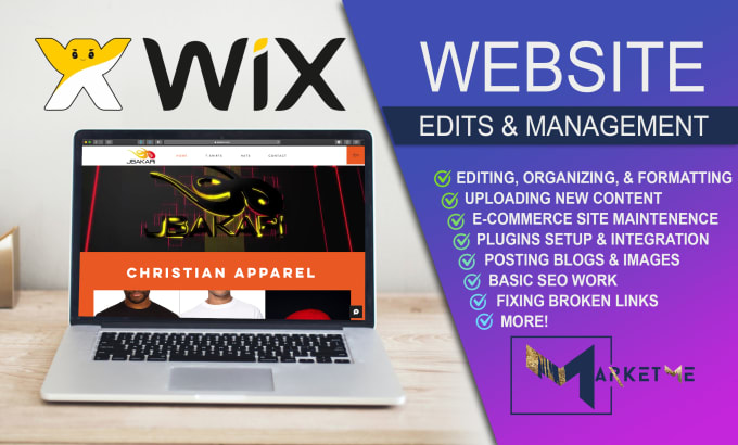 Update or manage your wix website by Rcketchens | Fiverr