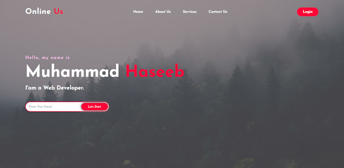 Make a pure html and css website for you by Knight_gaming_1 | Fiverr