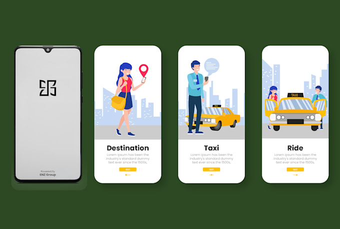 Design modern onboarding and splash screen for ios and android by ...