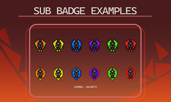 Create twitch badges for your stream by Dudelings | Fiverr