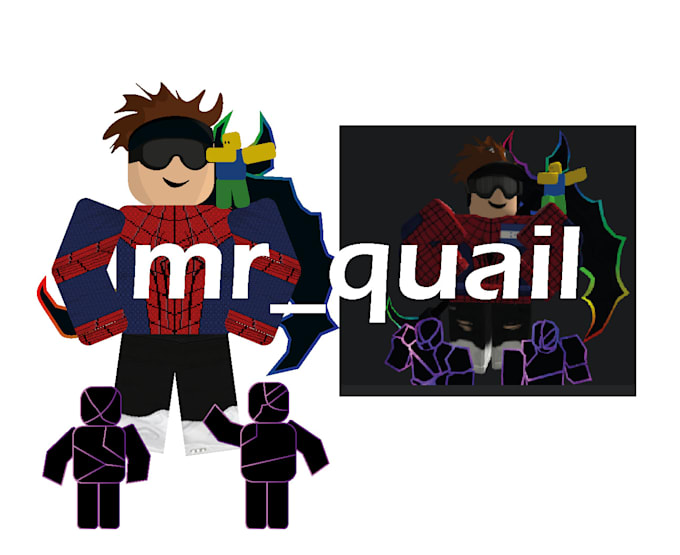 Draw your roblox character in vector in the pose you choose by Mr_quail ...